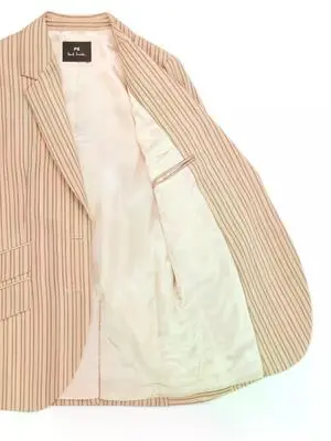 Paul Smith Single-breasted Striped Blazer