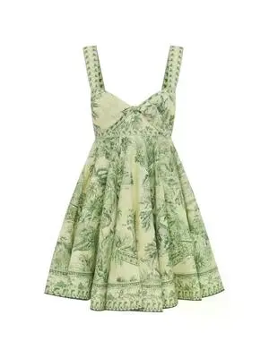 ALEMAIS Sara Twist-detail Mini Dress