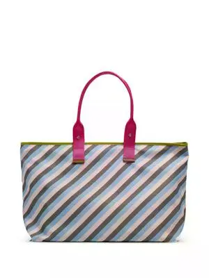 LANCEL Large Zip Tote Bag - Neutrals