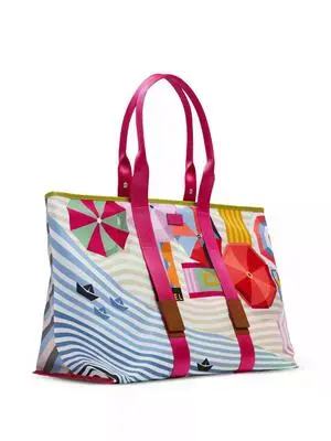 LANCEL Large Zip Tote Bag - Neutrals