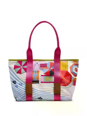 LANCEL Medium Mistral Rollable Tote Bag - Blue