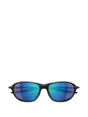 Maui Jim Hookipa Ultra Oval-frame Sunglasses - Black