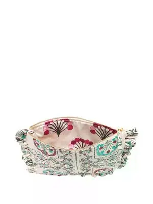 La DoubleJ Florette Tiles Jacquard Clutch Bag - Neutrals