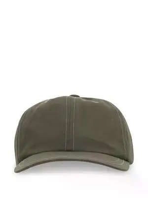 AND WANDER Topstitch-detail Cap - Green