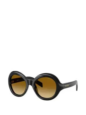Prada Round-frame Sunglasses - Black