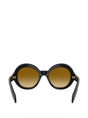 Prada Round-frame Sunglasses - Black