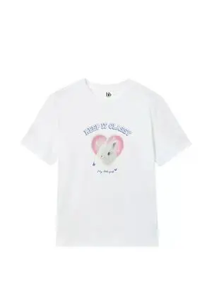 B+AB Graphic Print T-shirt