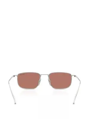 Prada Square Frame Sunglasses - Silver