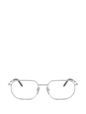 Prada Octagon Frame Glasses - Silver