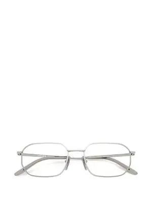 Prada Octagon Frame Glasses - Silver