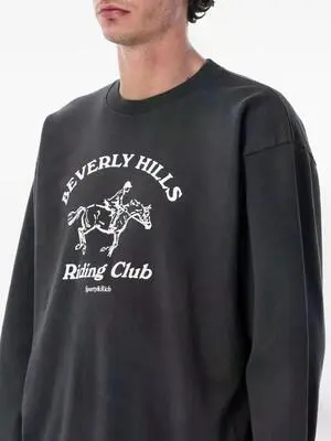 SPORTY & RICH Crew Neck Sweatshirt
