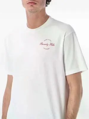 SPORTY & RICH Script T-shirt - White