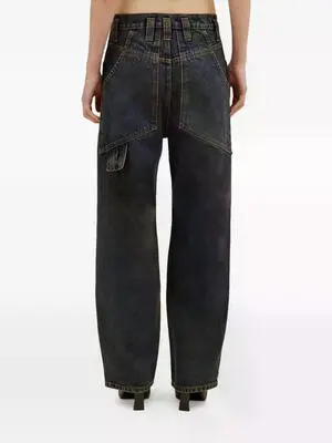 Eckhaus Latta Contrast-stitching Jeans