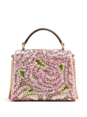 Valentino Garavani V Sling Embroidered Handbag - Pink