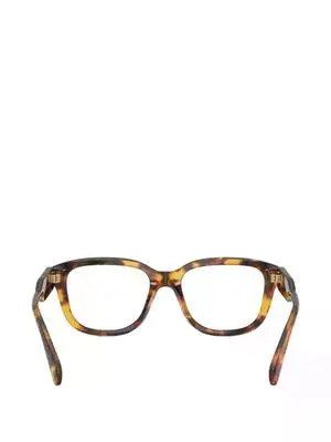 Miu Miu Geometric-frame Eyeglasses - Brown