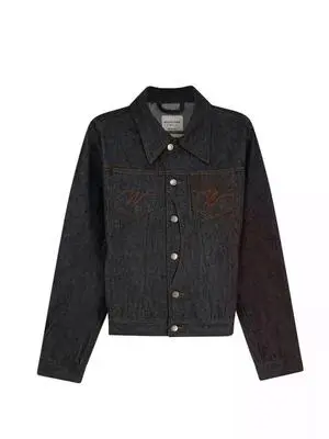 WALK IN PARIS Embroidered Denim Jacket