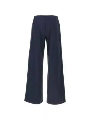 Herno Elasticated Wide-leg Trousers - Blue
