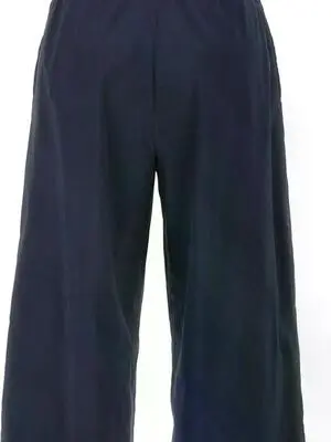 Herno Elasticated Wide-leg Trousers - Blue