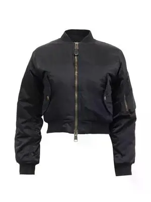 Balenciaga Cropped Bomber Jacket