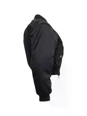 Balenciaga Cropped Bomber Jacket