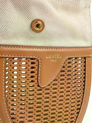 LANCEL Fish Woven Clutch