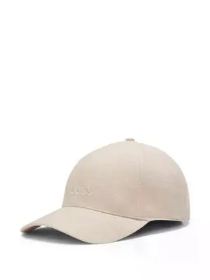 BOSS Embroidered Cap - Neutrals
