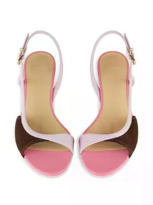 Fendi Arco Asymmetric Sandals
