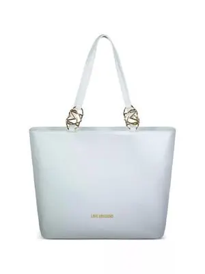 Moschino Logo-plaque Tote Bag - Blue