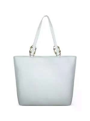 Moschino Logo-plaque Tote Bag - Blue