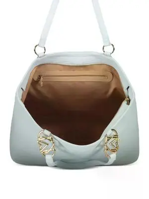 Moschino Logo-plaque Tote Bag - Blue