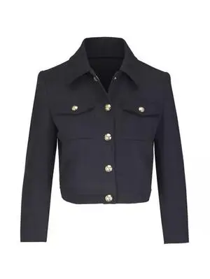 NILI LOTAN Edna Button Cropped Jacket