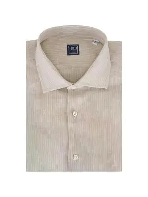 Fedeli Button Stripe Shirt