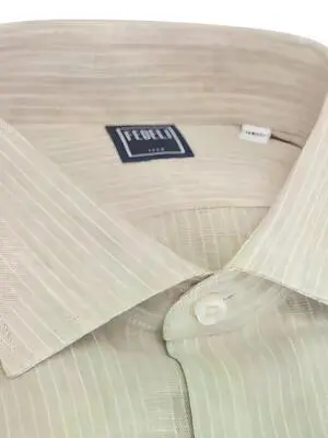 Fedeli Button Stripe Shirt
