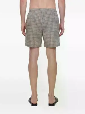 HED MAYNER Check-pattern Shorts