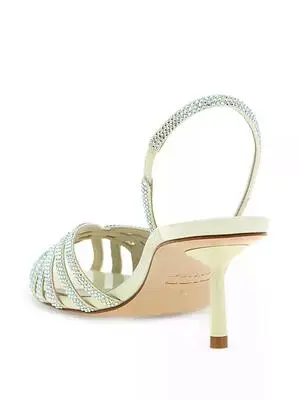 LE SILLA Embrace Divina Rhinestone Elastic Sandals
