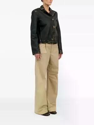 MAISON MARGIELA Buttoned Leather Jacket
