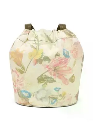 MAISON MARGIELA Floral Drawstring Messenger Bag