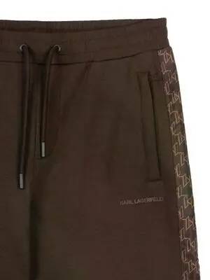 Karl Lagerfeld Logo-pattern Track Pants
