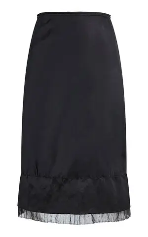 TOTEME Layered Satin Skirt