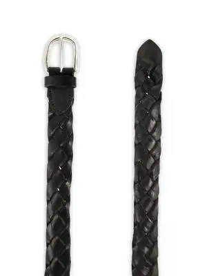 ALBERTO LUTI Braided Leather Belt
