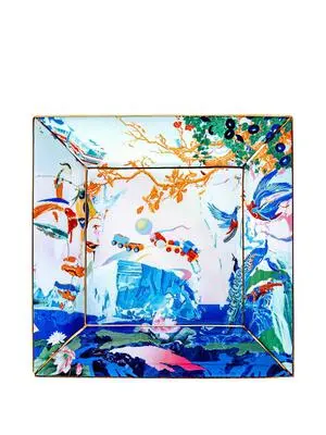 Shanghai Tang X Jacky Tsai Square Tray - Blue