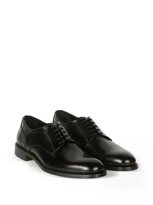BALDININI Leather Derby Shoes - Black