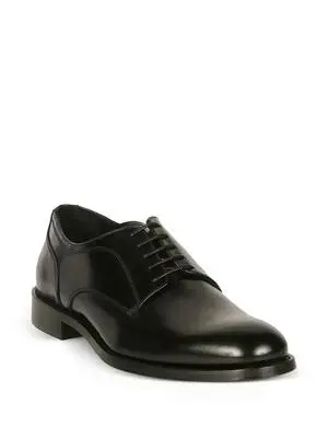 BALDININI Leather Derby Shoes - Black