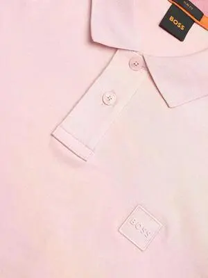 BOSS Buttoned Polo Shirt - Pink
