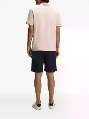 BOSS Stretch-cotton Slim-fit Polo Shirt With Logo Patch