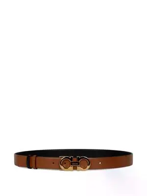 FERRAGAMO Logo Buckle Belt - Neutrals