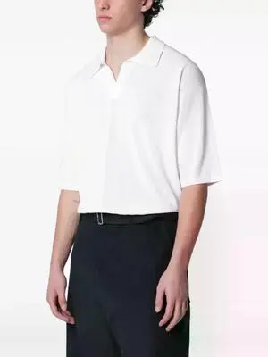 ROBERTO COLLINA Cotton Polo Shirt - White