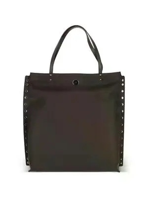 ZANELLATO Rivet Detail Tote - Brown