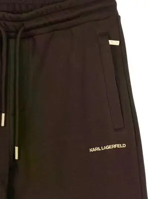 Karl Lagerfeld Drawstring-waist Logo Track Pants