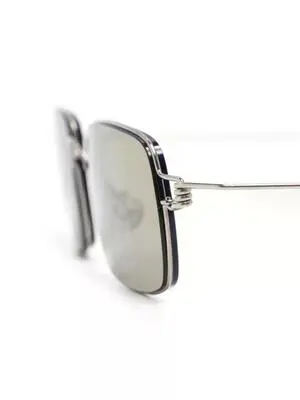 LINDBERG Rimless Rectangle-frame Sunglasses